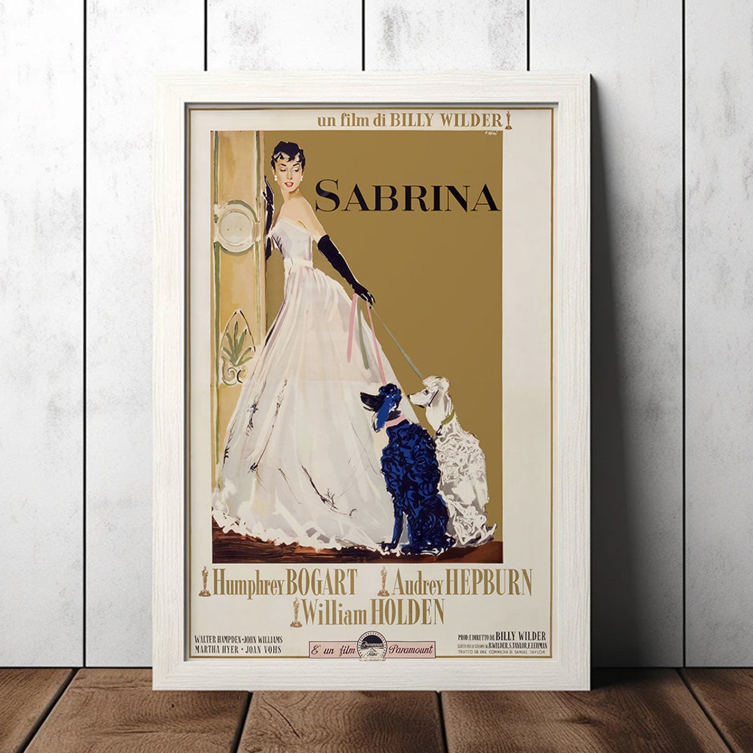 Sabrina Classic Movie Poster- Film Fan Collectibles - Vintage Poster ...
