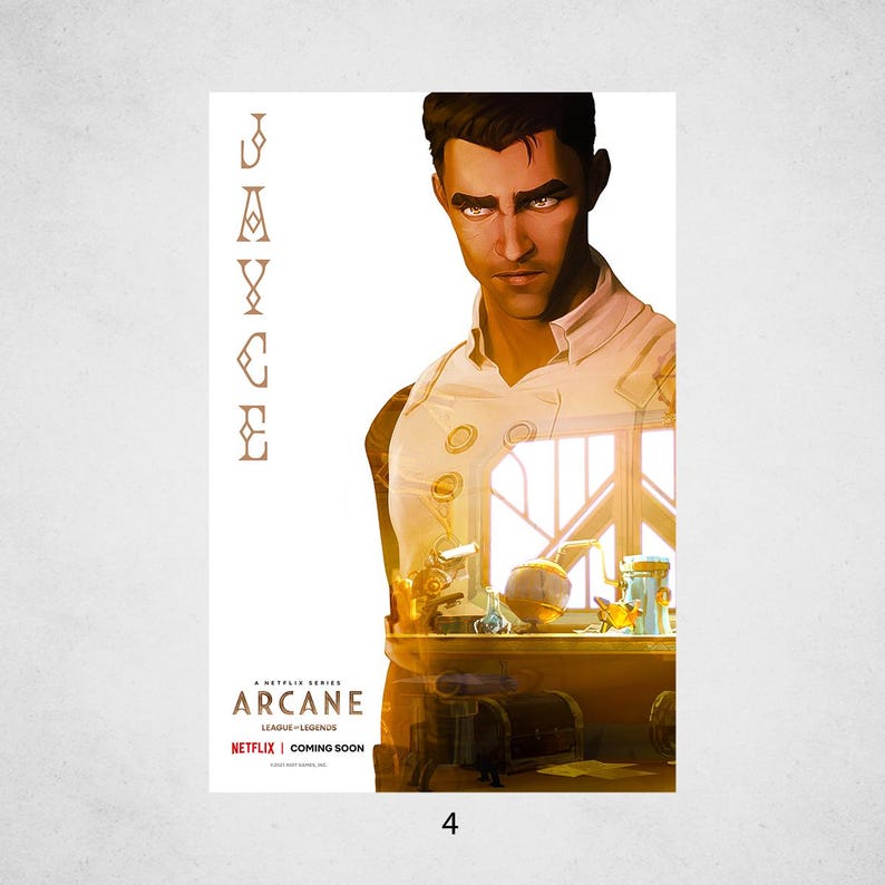 League of Legends Character Posters, Arcane League Animation Movie ...
