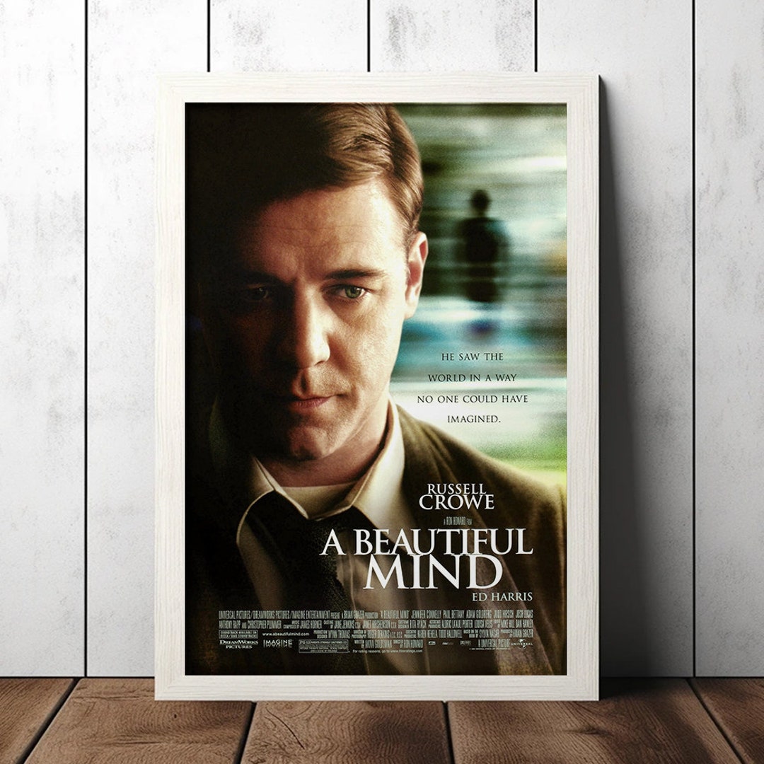 A Beautiful Mind Classic Movie Poster - Film Fan Collectibles - Vintage Movie Poster - Home ...