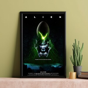 Alien (1979) Classic Movie Poster - Film Fan Collectibles - Vintage ...