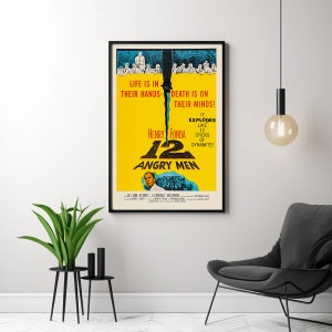 12 Angry Men (1957) Classic Movie Poster - Film Fan Collectibles ...
