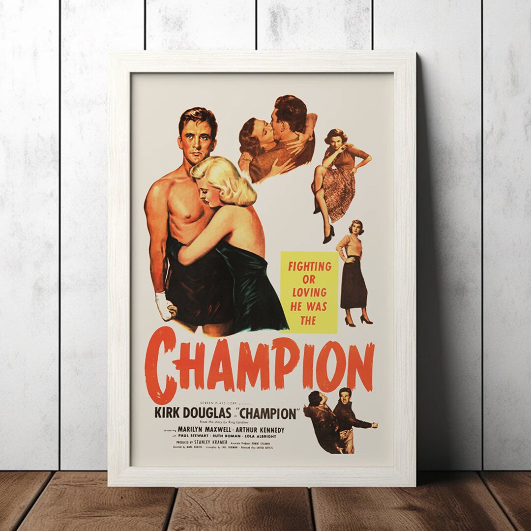 CHAMPION CLASSIC Vintage Movie Poster - Film Fan Collectibles - Vintage ...