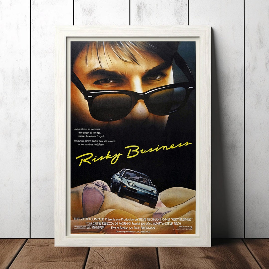 Risky Business (1983) Classic Movie Poster - Film Fan Collectibles ...