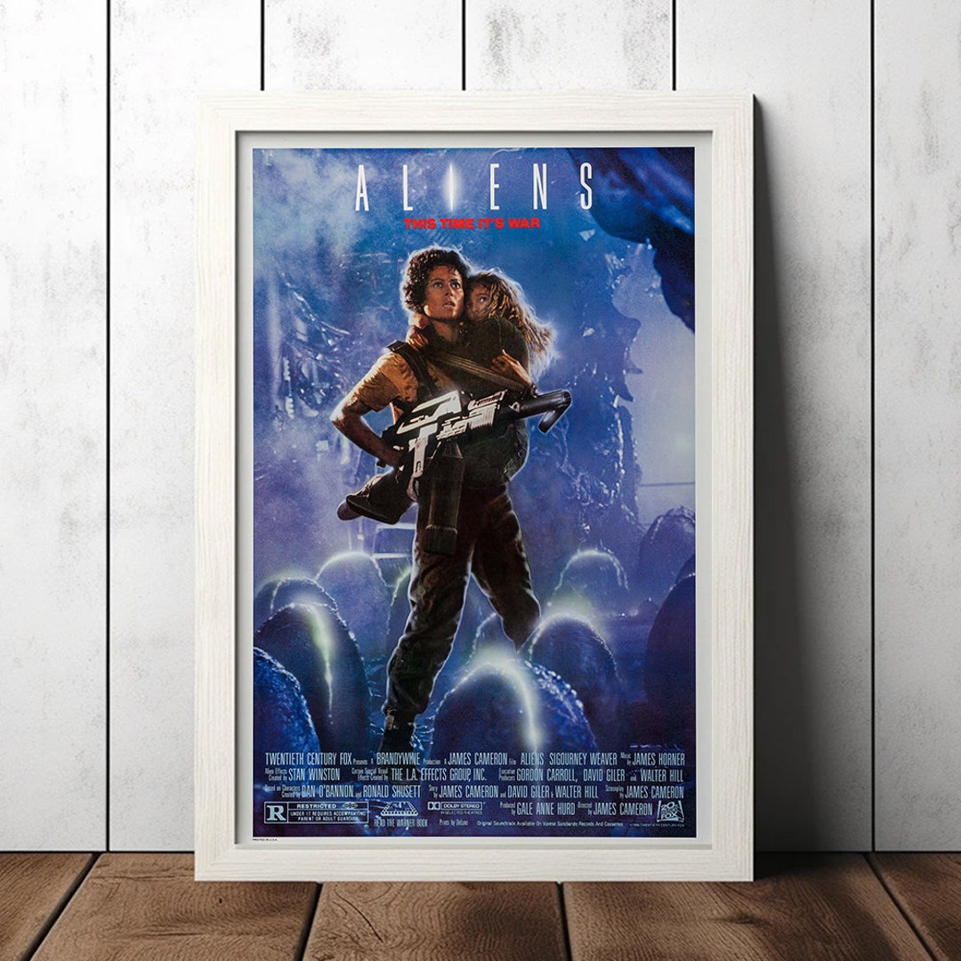 Aliens (1986) Classic Movie Poster - Film Fan Collectibles - Vintage ...
