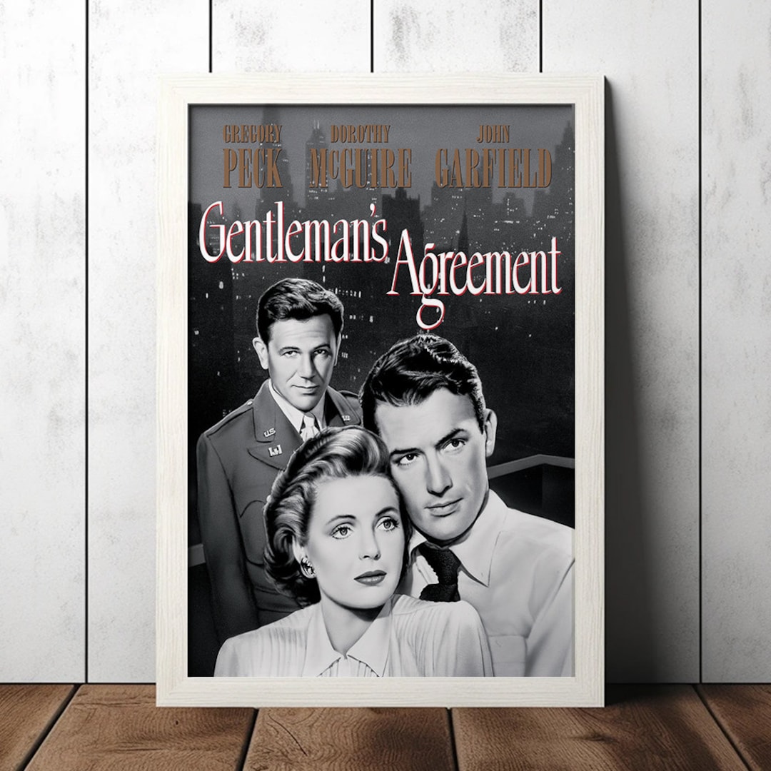 Gentleman's Agreement (1947) Classic Movie Poster - Film Fan ...