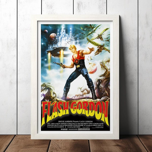Flash Gordon Movie Poster - Etsy