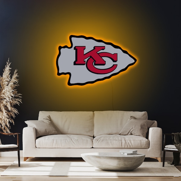 Kansas City Chiefs Led Sign - Etsy