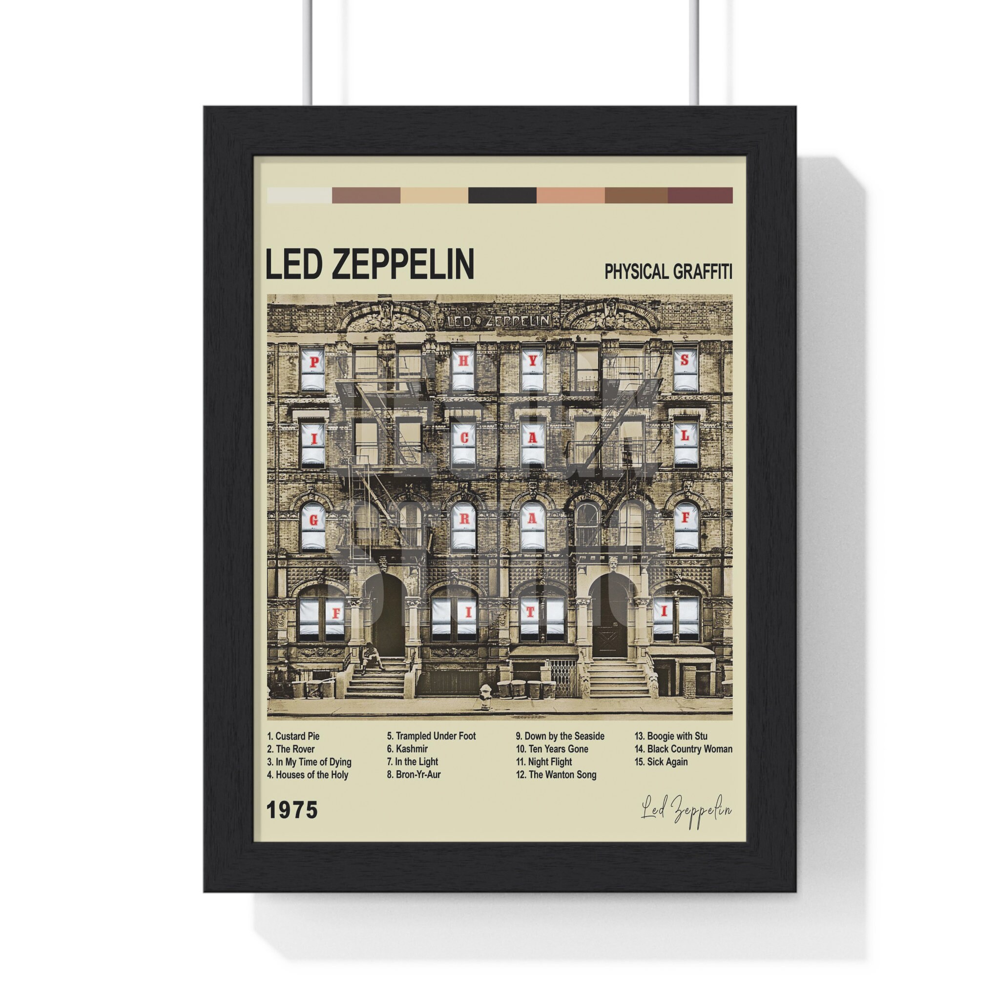 Led Zeppelin Album Cover Poster Print Pop Culture Art Music Fan Gift ...