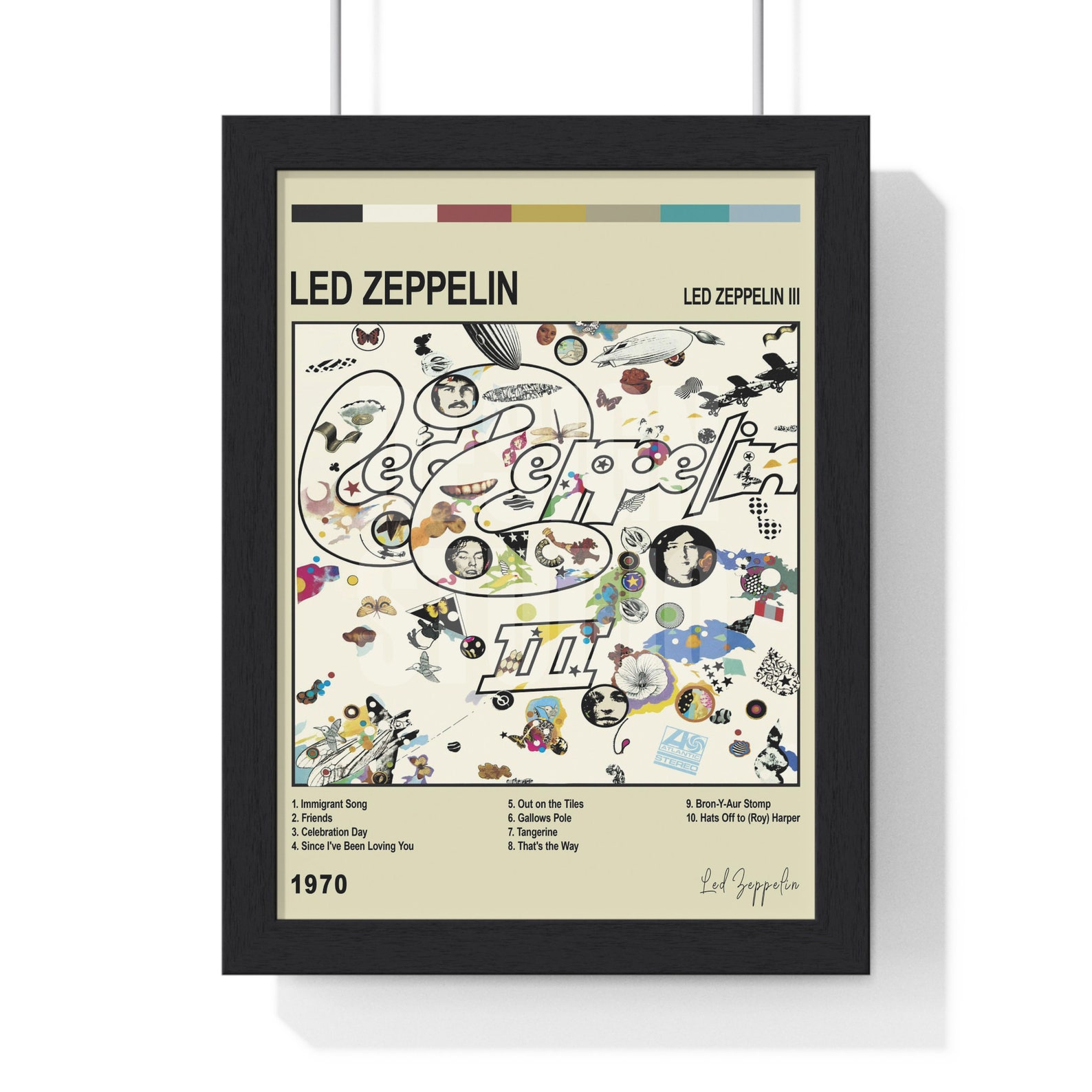 Led Zeppelin Album Cover Poster Print Pop Culture Art Music Fan Gift ...