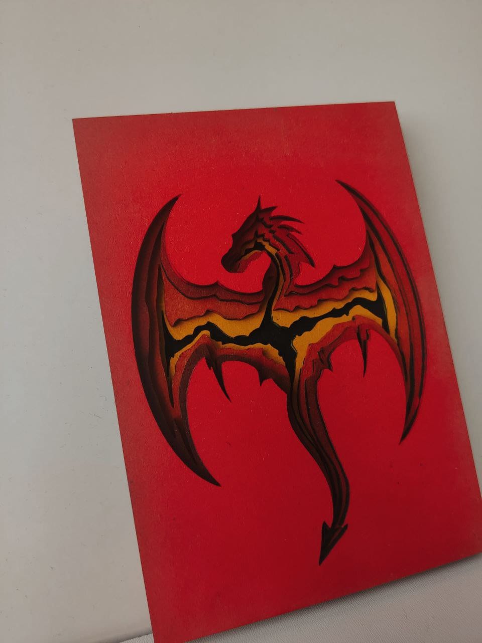 Multi-layered Dragon Vector File - Etsy