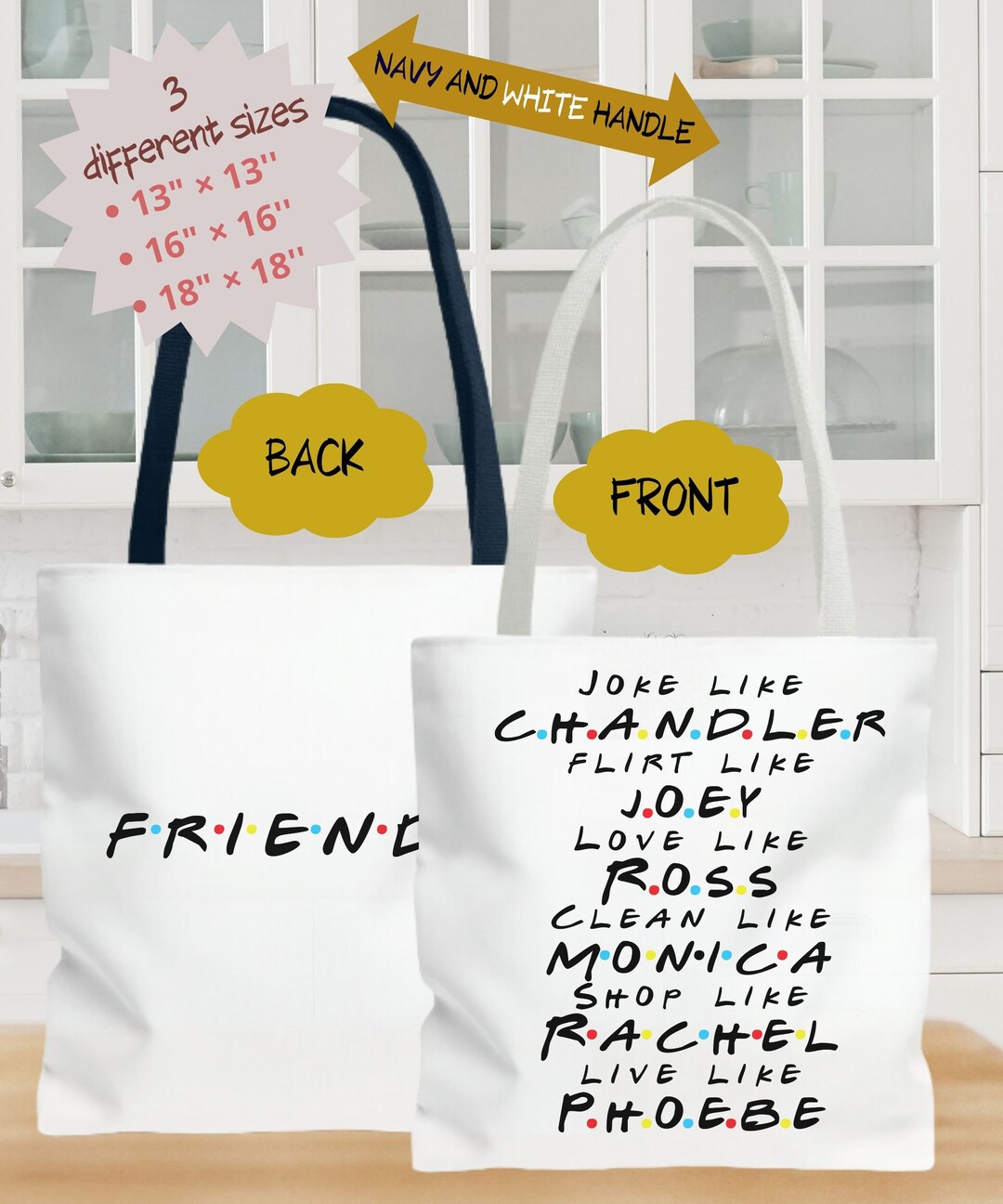 Friends Kitchen Apron, TV Show Friends, Gift for Girlfriend, Gift for ...