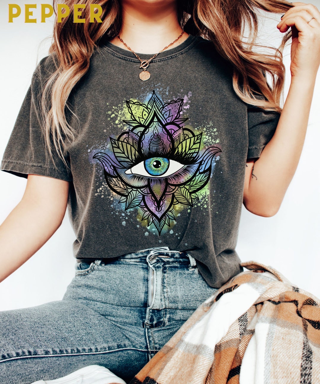 3rd Eye Shirt, Comfort Colors, Third Eye Chakra Tshirt, Spiritual ...