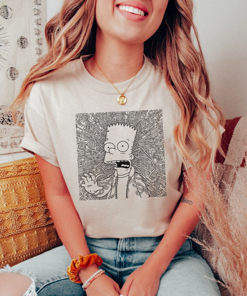 The Simpsons, Fun Tees, Bart Simpson Shirt, Gift for Dad, Gift for Her ...