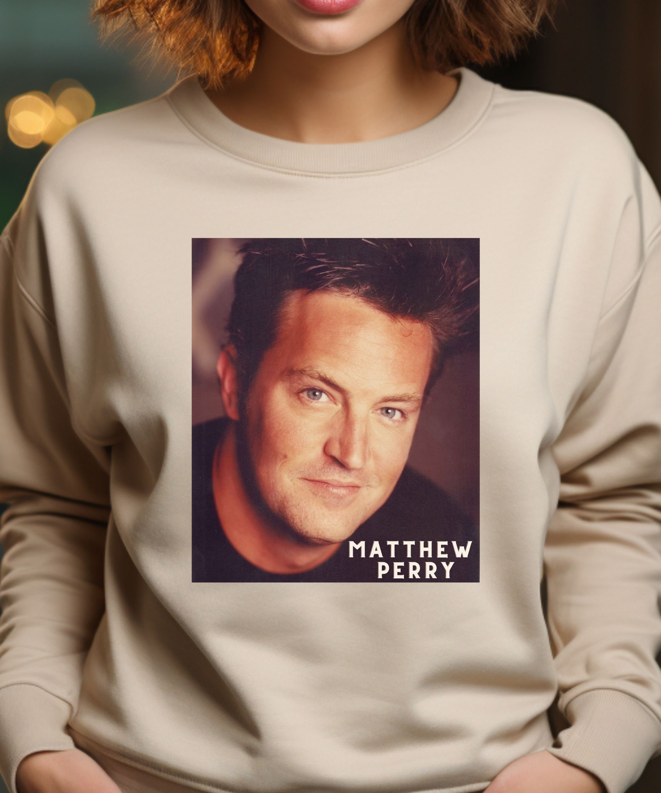 Matthew Perry Sweater, Friends Themed TV Show Sweatshirt, Friends Fan ...