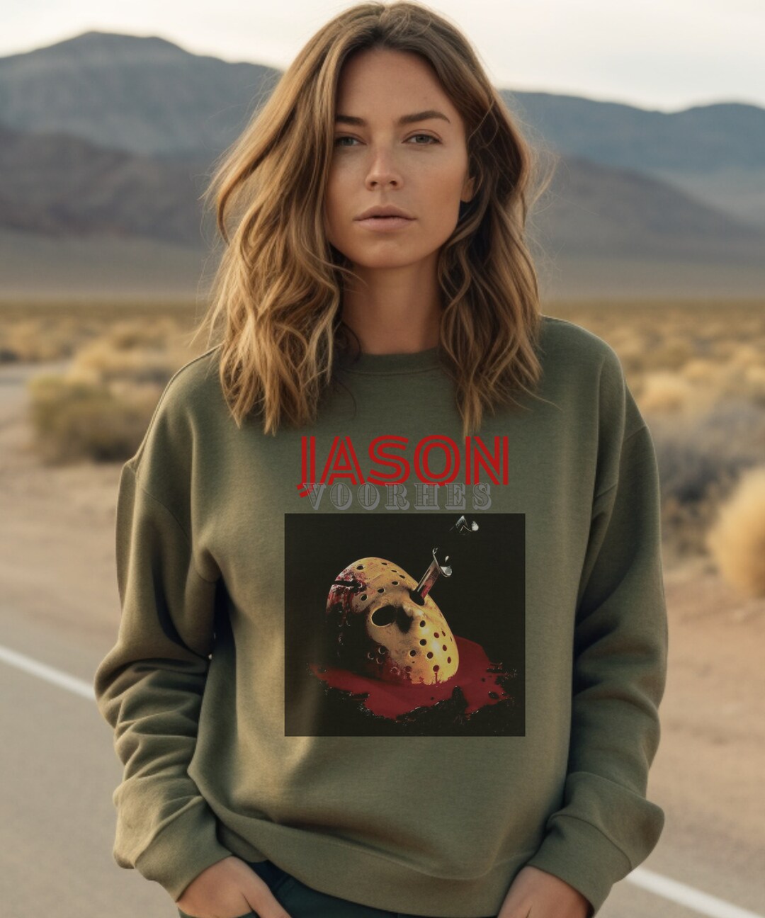Vintage Jason Voorhees Sweatshirt, Halloween Horror Movie Shirt, Serial ...