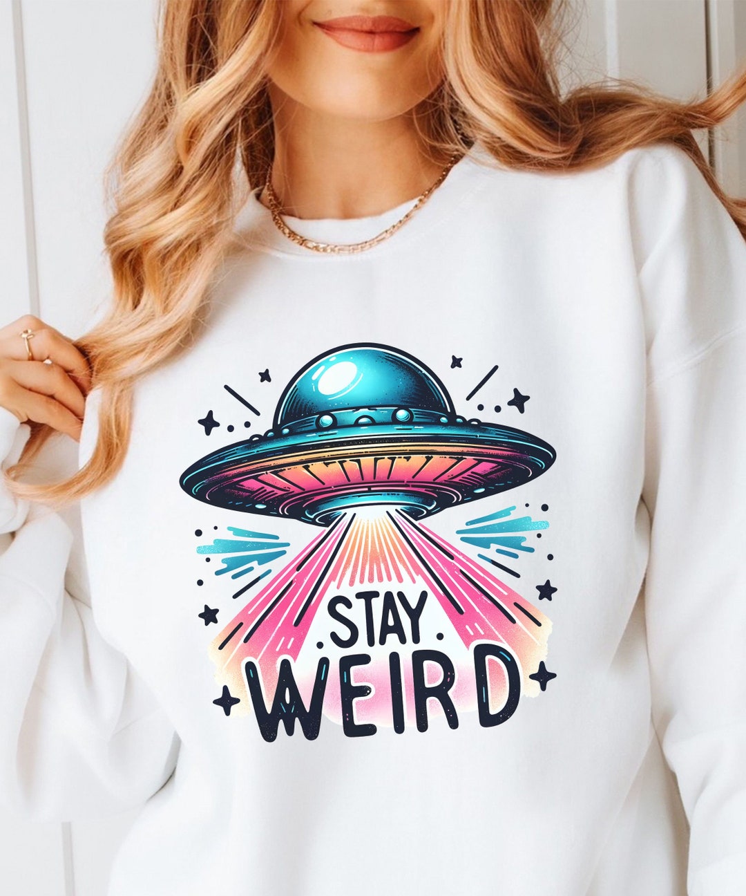 Black Aliens Sweater, Alien Abduction Sweater, Retro Alien Sweatshirt ...