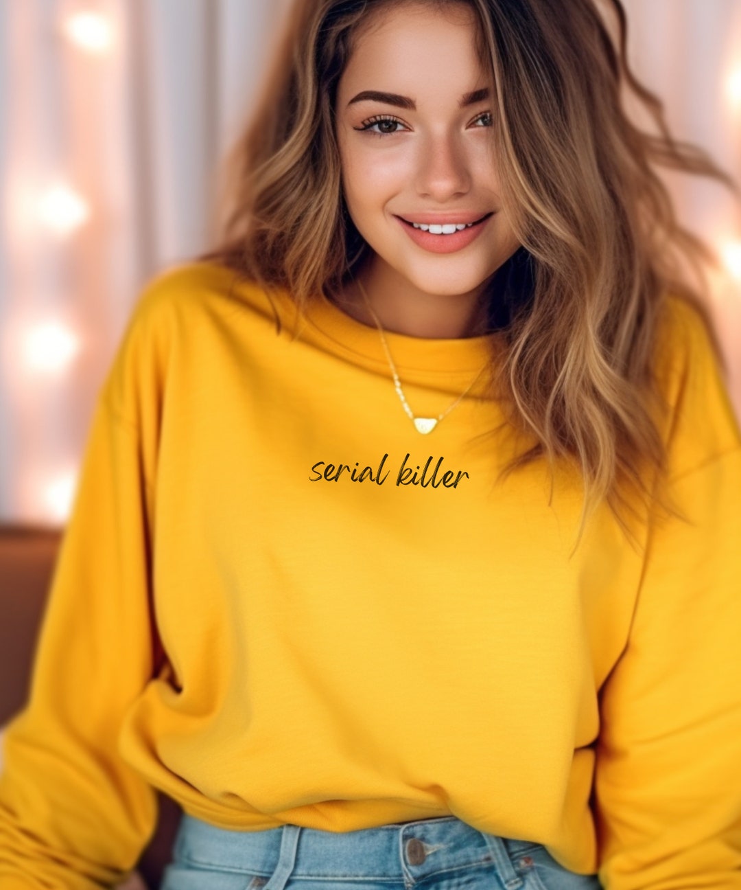 Halloween Serial Killer Sweatshirt, Unisex Cotton Costume, Scary Party ...