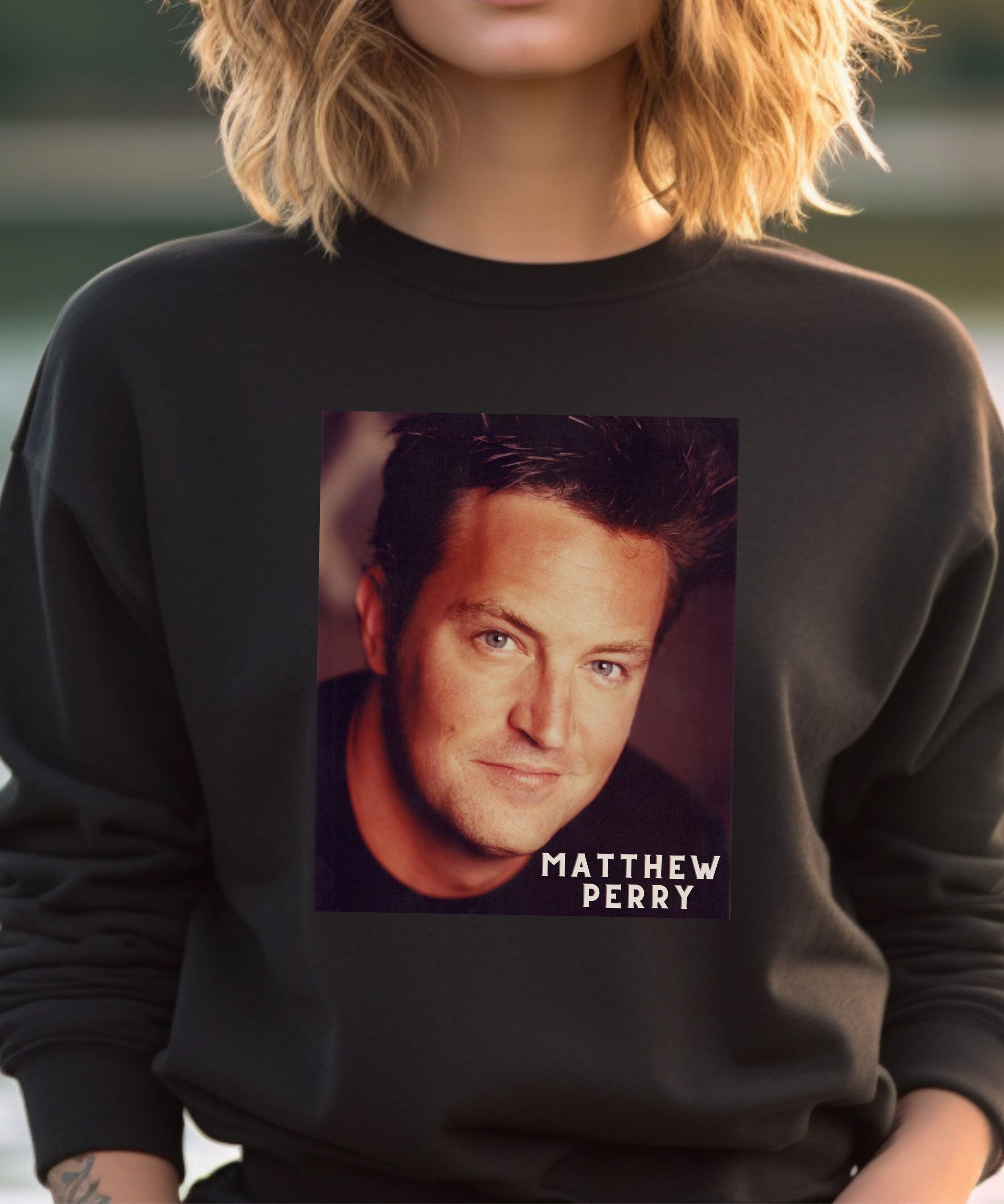Matthew Perry Sweater, Friends Themed TV Show Sweatshirt, Friends Fan ...