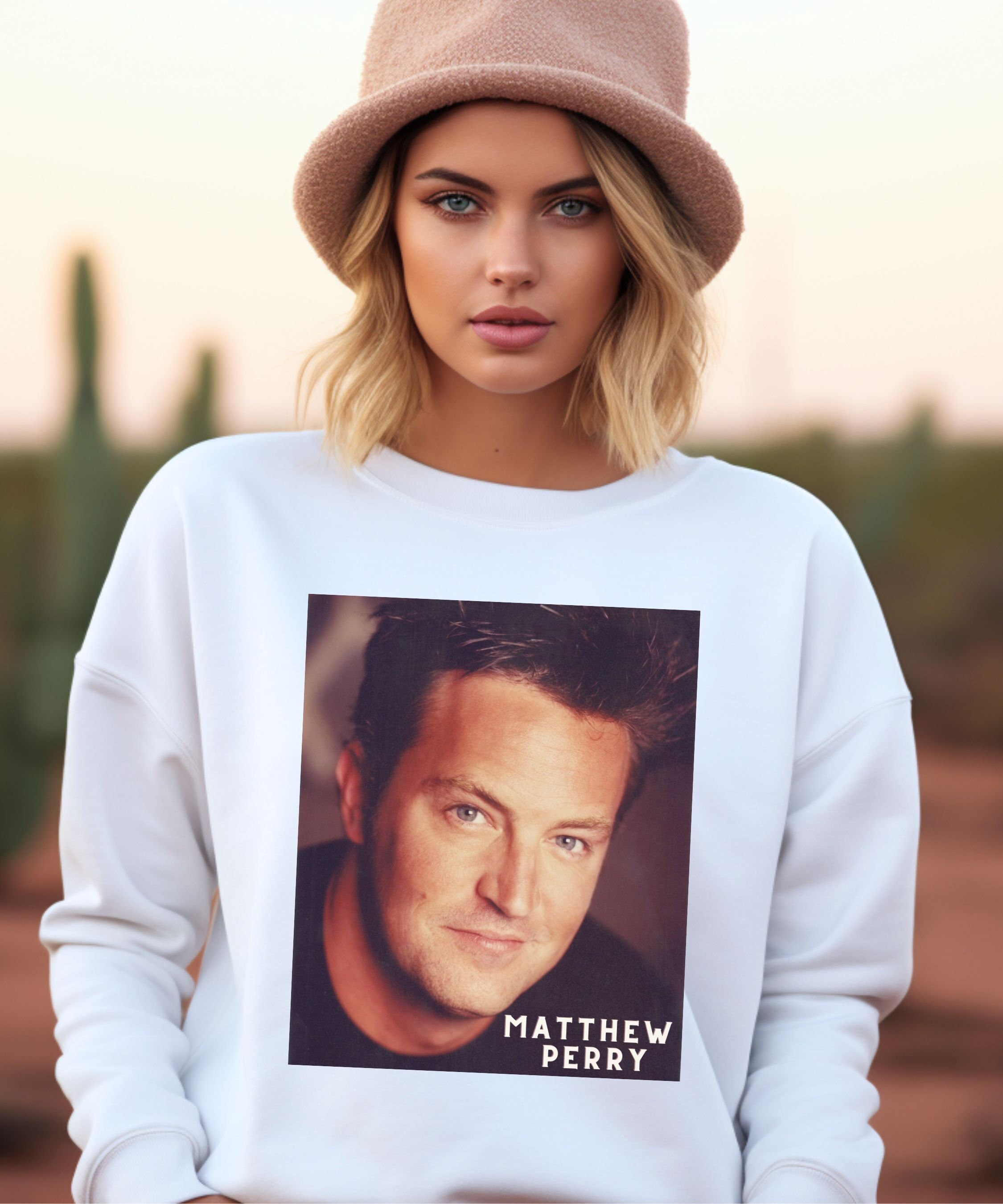 Matthew Perry Sweater, Friends Themed TV Show Sweatshirt, Friends Fan ...