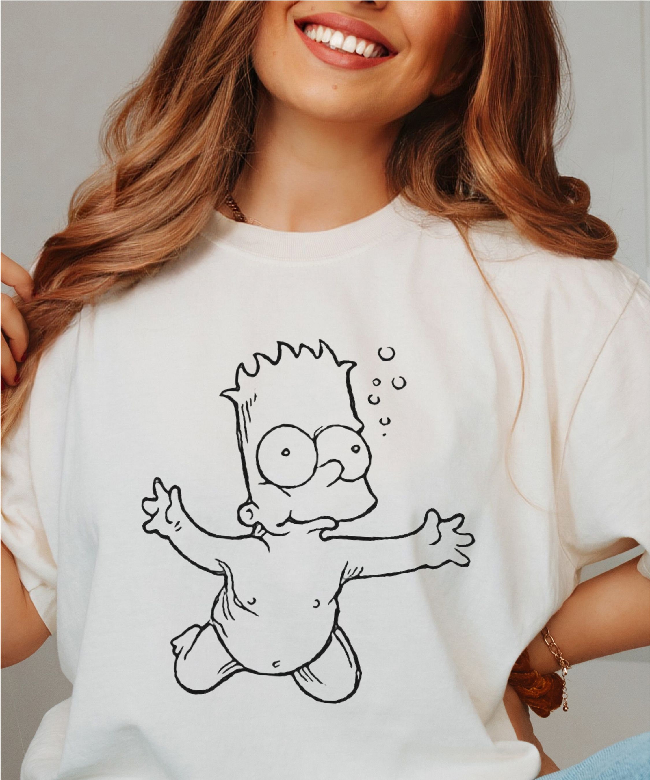 The Simpsons, Fun Tees, Bart Simpson Shirt, Gift for Dad, Gift for Her ...