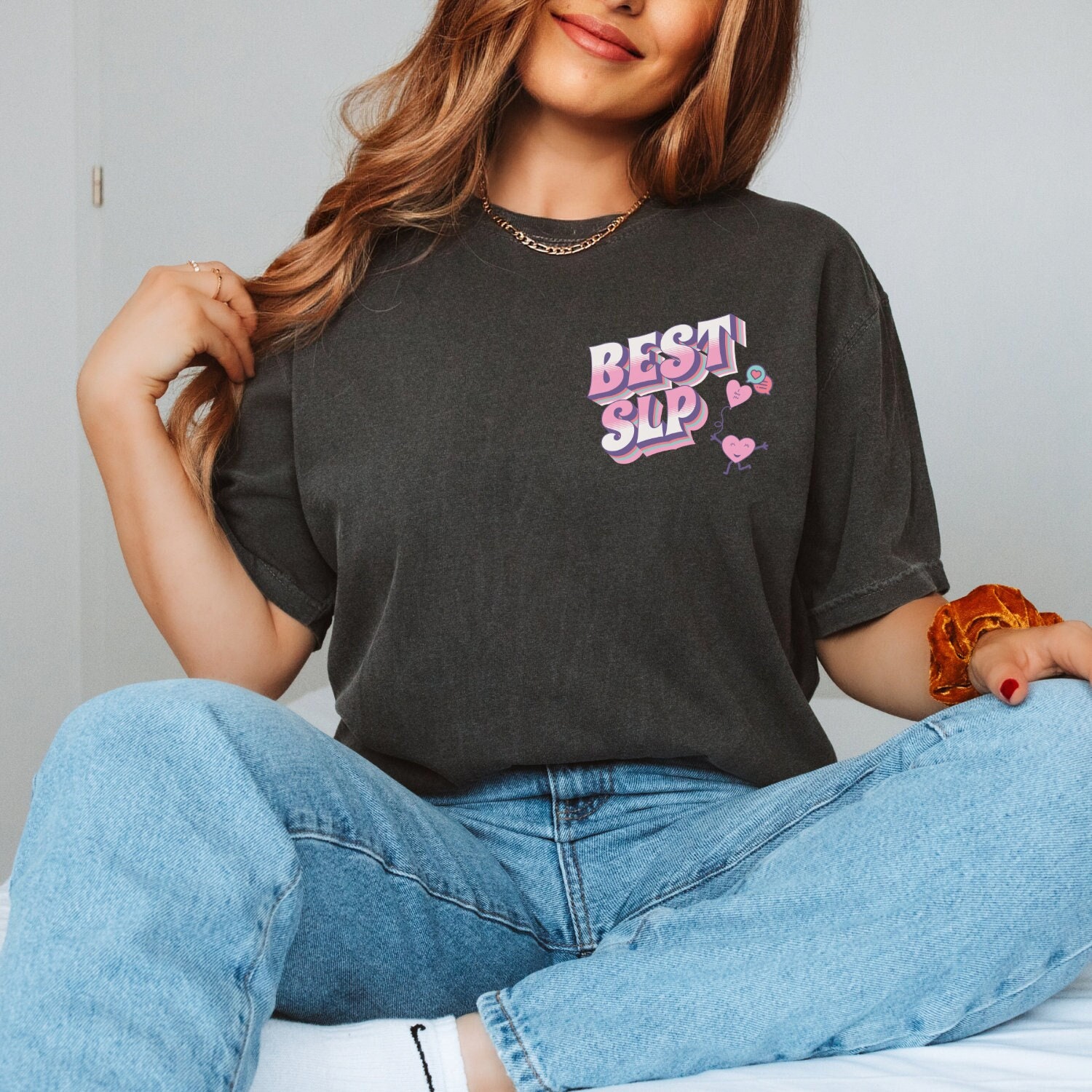 SLP Tshirt Love SLP Cute Love Emojis Adores SLP Speech - Etsy