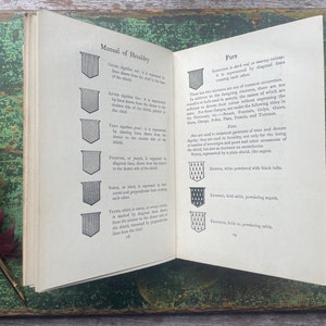 Antique Illustrated History Book, Manual of Heraldry With 350 ...