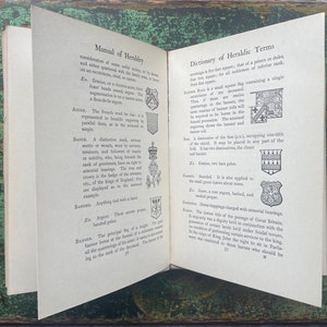 Antique Illustrated History Book, Manual of Heraldry With 350 ...
