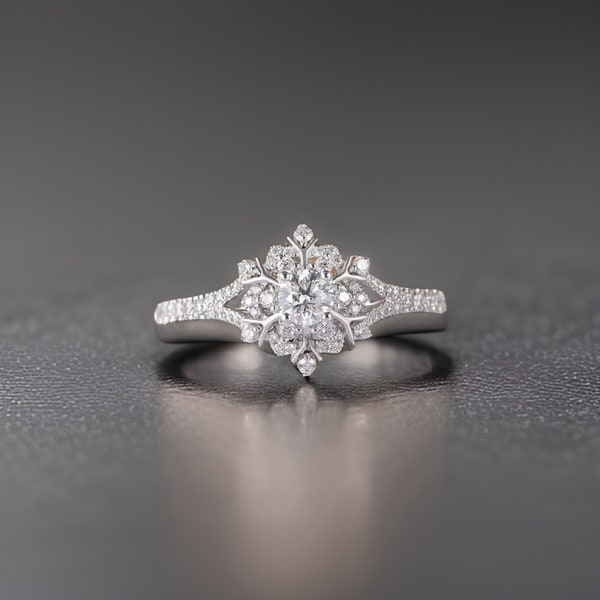 Snowflake Ring - Etsy