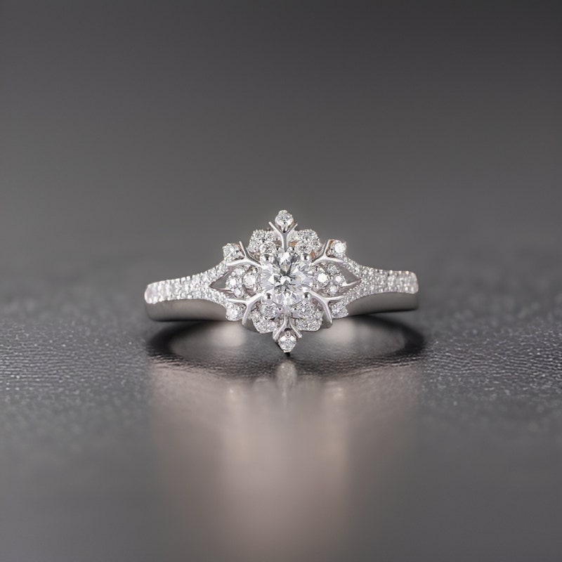 Snowflake Ring - Etsy