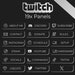 19x Minimalistic White Twitch Panels - Etsy