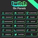 19x Minimalistic Mint Green Twitch Panels - Etsy