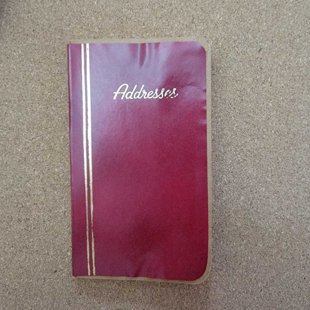 1967/68 Mini Address Book - Ephemera Art Vintage Paper Mixed Media Junk ...