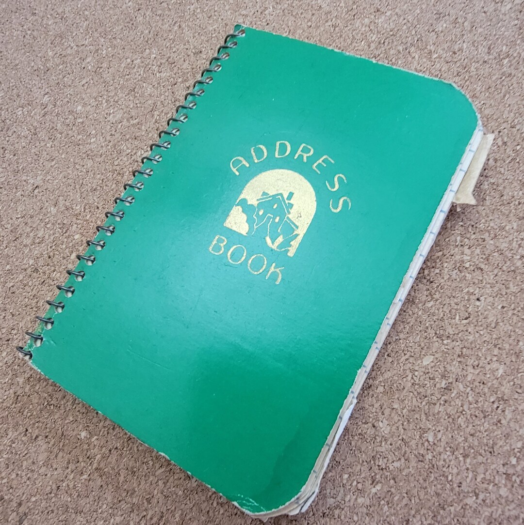 1960s Mini Address Book - Ephemera Art Vintage Paper Mixed Media Junk ...