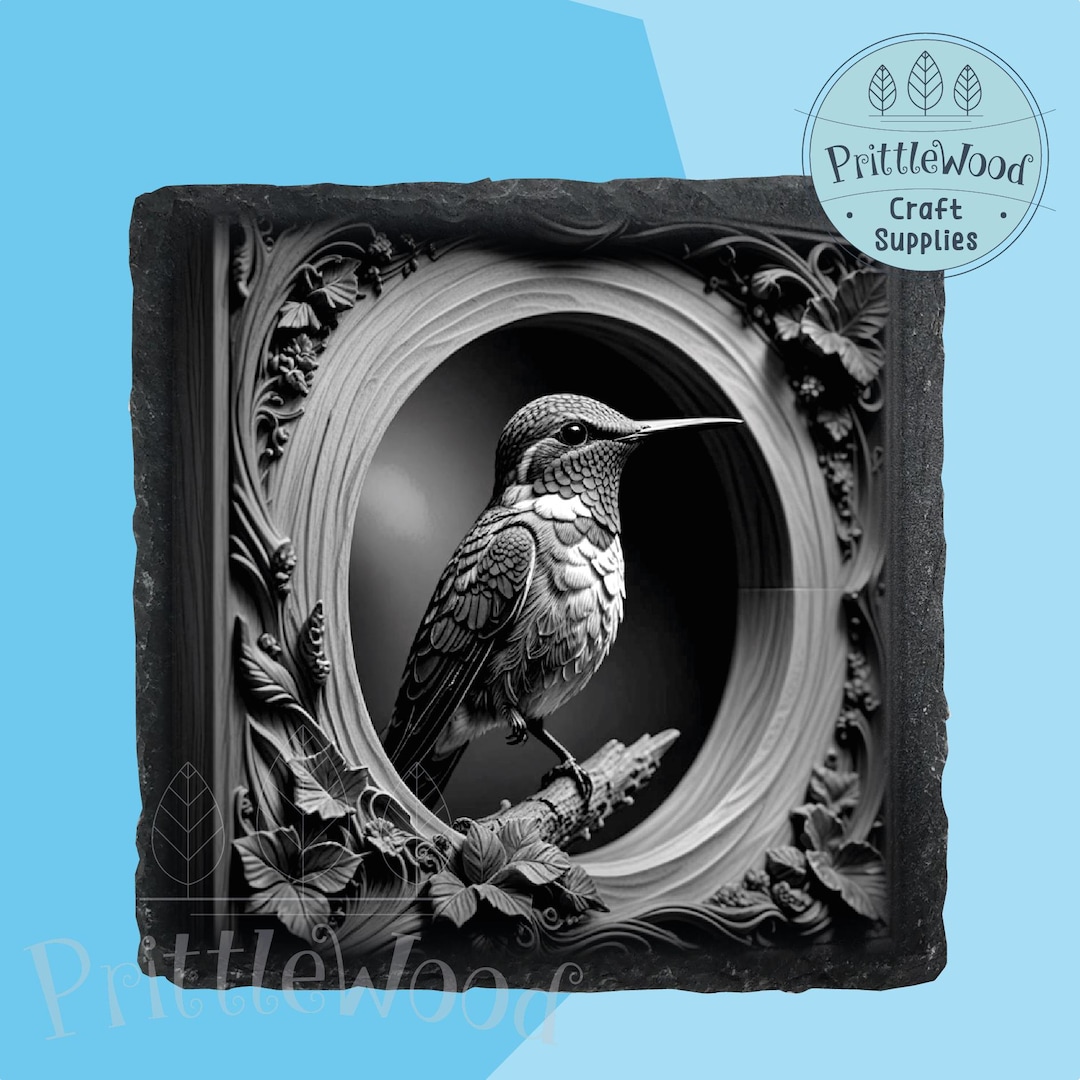 Hummingbird Laser Engraving PNG File, 3D Illusion Art (digital File) - Etsy