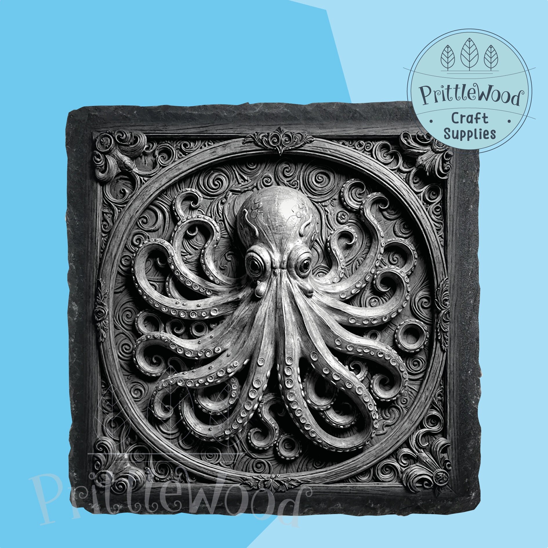 Laser File, Octopus Png, Laser File, Lightburn, Xtool, Glowforge, Co2 ...