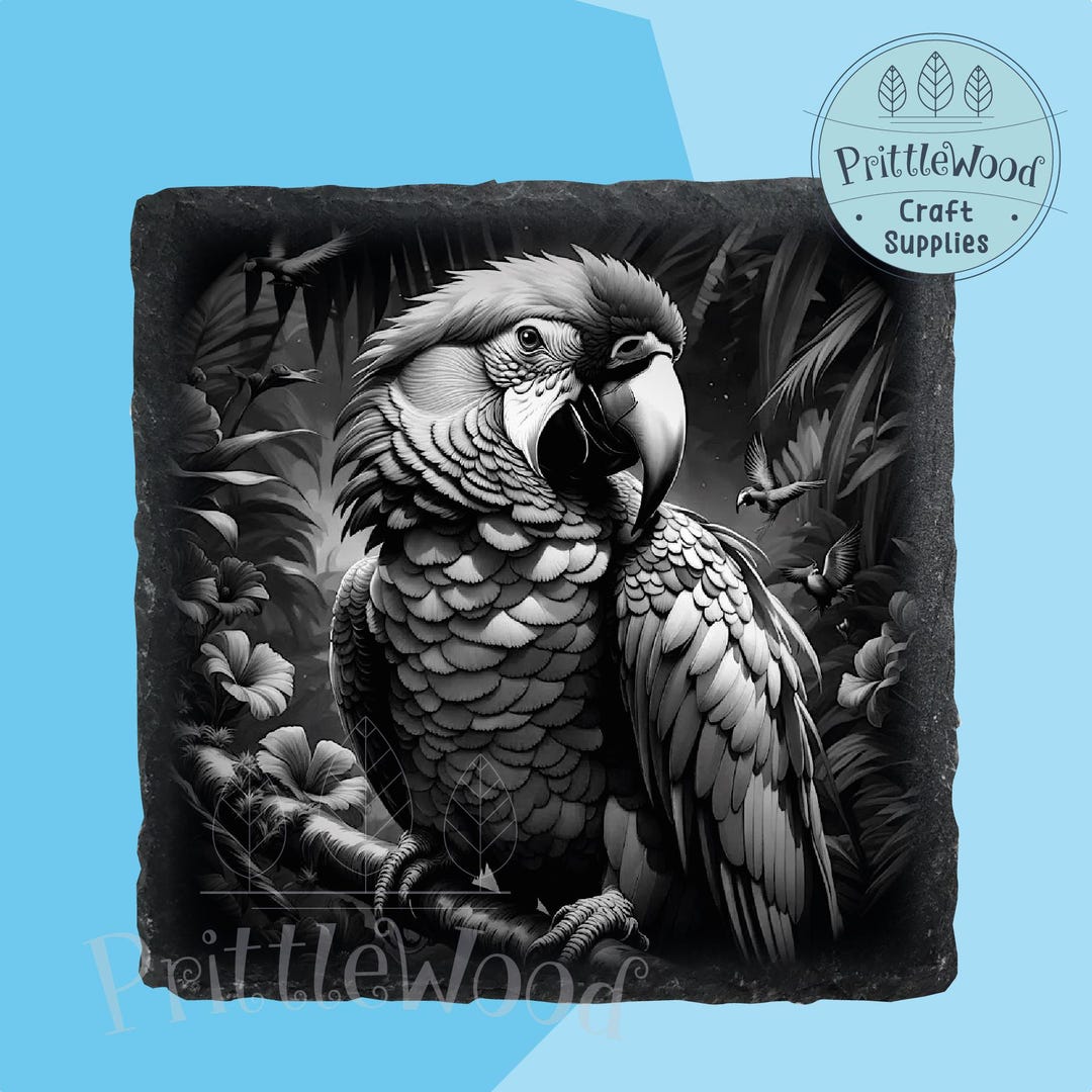 Parrot PNG File, 3D Laser Engraving Design (digital File) - Etsy