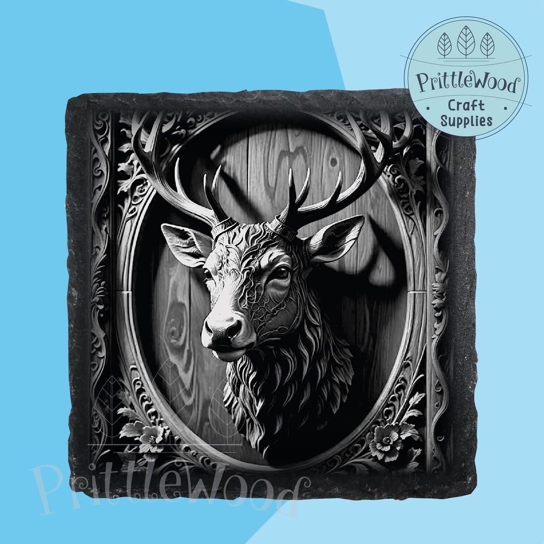 Stag Png File, Laser File, Lightburn, Xtool, Glowforge, Co2, Stag Laser ...