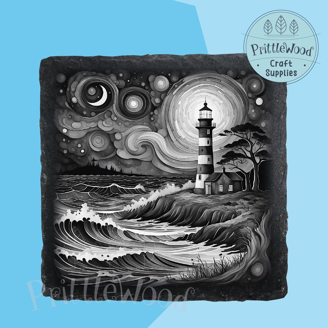 Lighthouse Laser Png File, Laser File, Lightburn, Xtool, Glowforge, Co2 ...