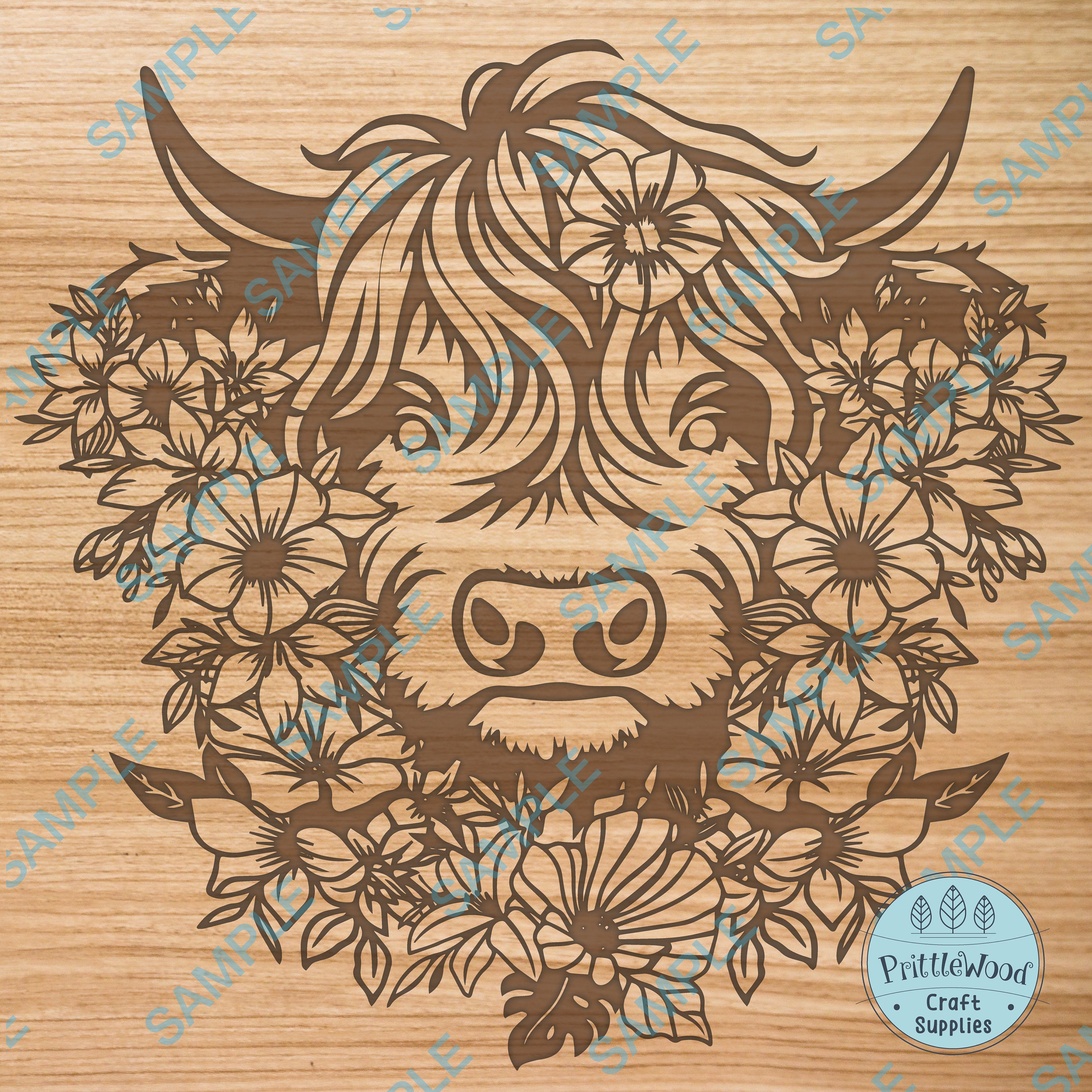 Highland Cow SVG, Laser File, Laser PNG, Highland Cow Png, Engraving ...
