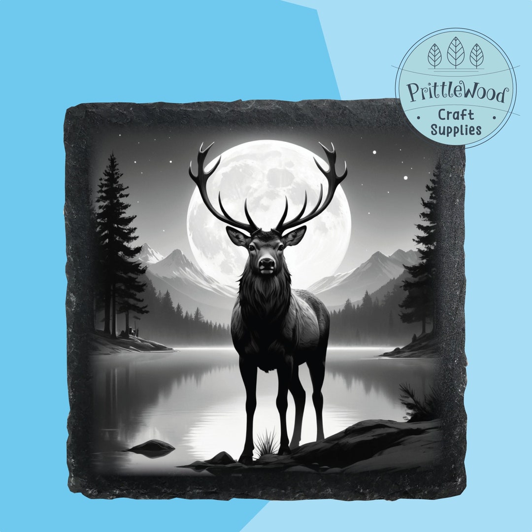 Stag Png File, Laser File, Lightburn, Xtool, Glowforge, Co2, Stag Laser ...