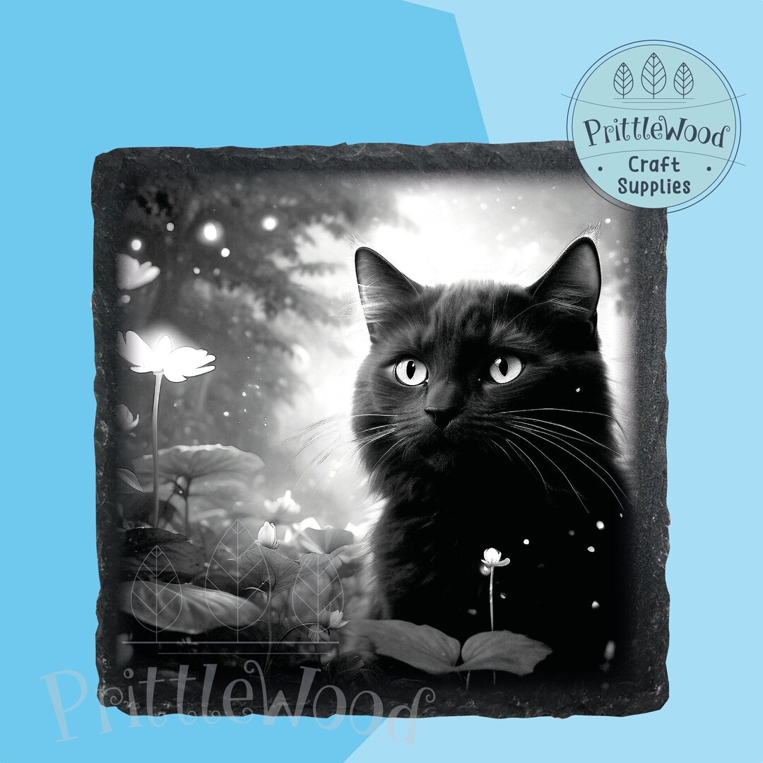 Cat Laser Png File, Laser File, Lightburn, Xtool, Glowforge, Garden Cat ...