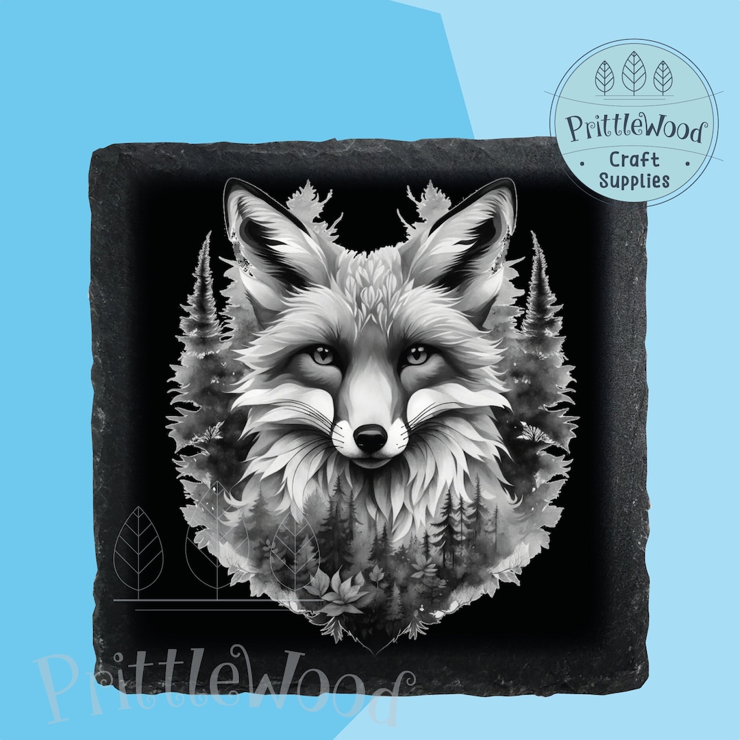 Fox Laser Engrave, Laser PNG File, Lightburn, Xtool, Glowforge, Co2 ...