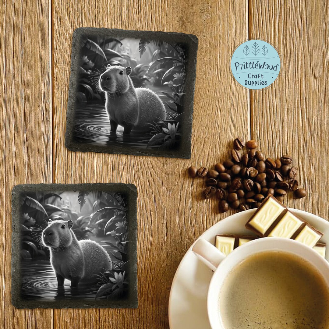 Capybara Laser Engrave, Laser PNG File, Lightburn, Xtool, Glowforge ...