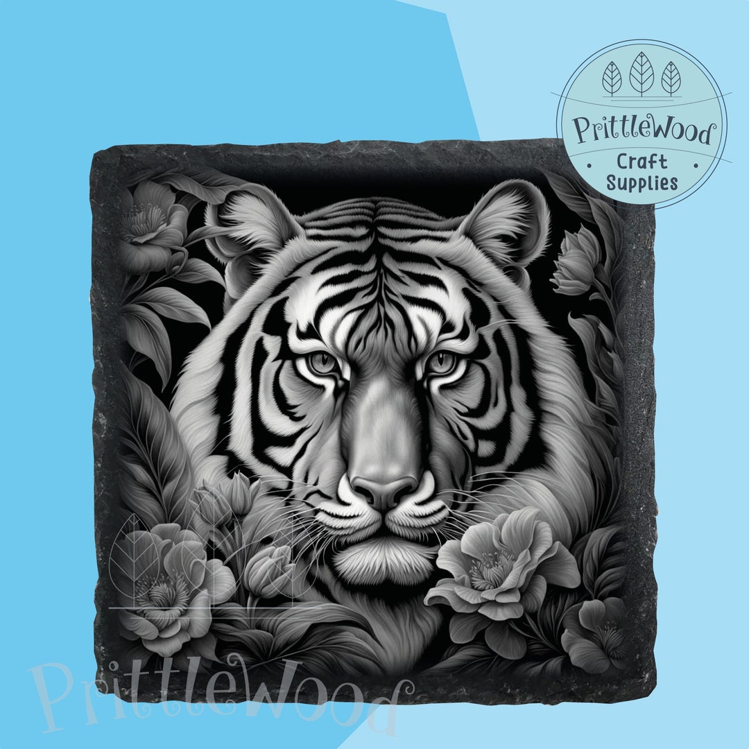 Tiger Laser Png File, Laser File, Lightburn, Xtool, Glowforge, Co2, CNC ...