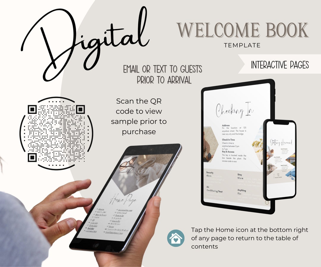 Airbnb Welcome Book Super Host Welcome Book Vacation Rental - Etsy