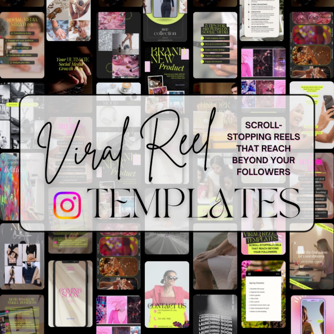 Reel Templates | Viral Reels | Reels That Reach | Instagram Growth ...