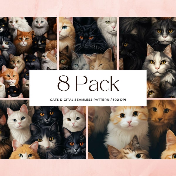 Cat Digital Art - Etsy