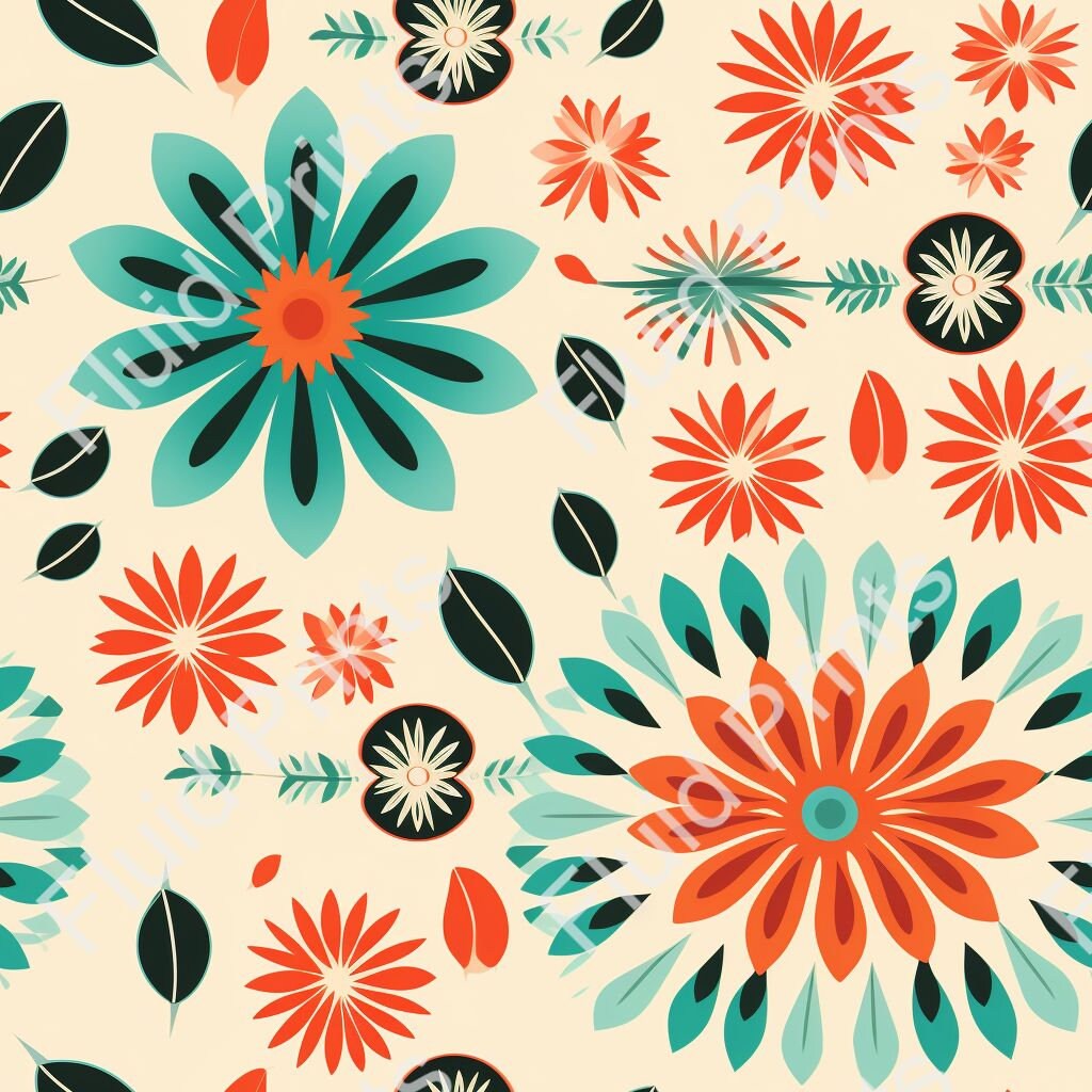 Vintage Seamless Patterns 24-pack Retro Digital Paper, 4000x4000px, 300 ...