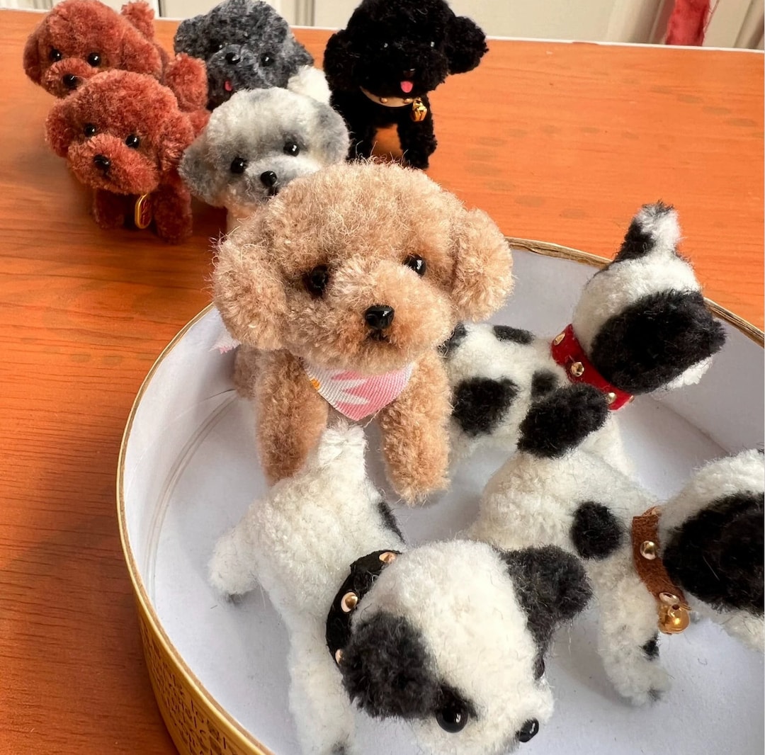 Enchanting Collection of Mini Plush Dog Toys: Perfectly Scaled ...