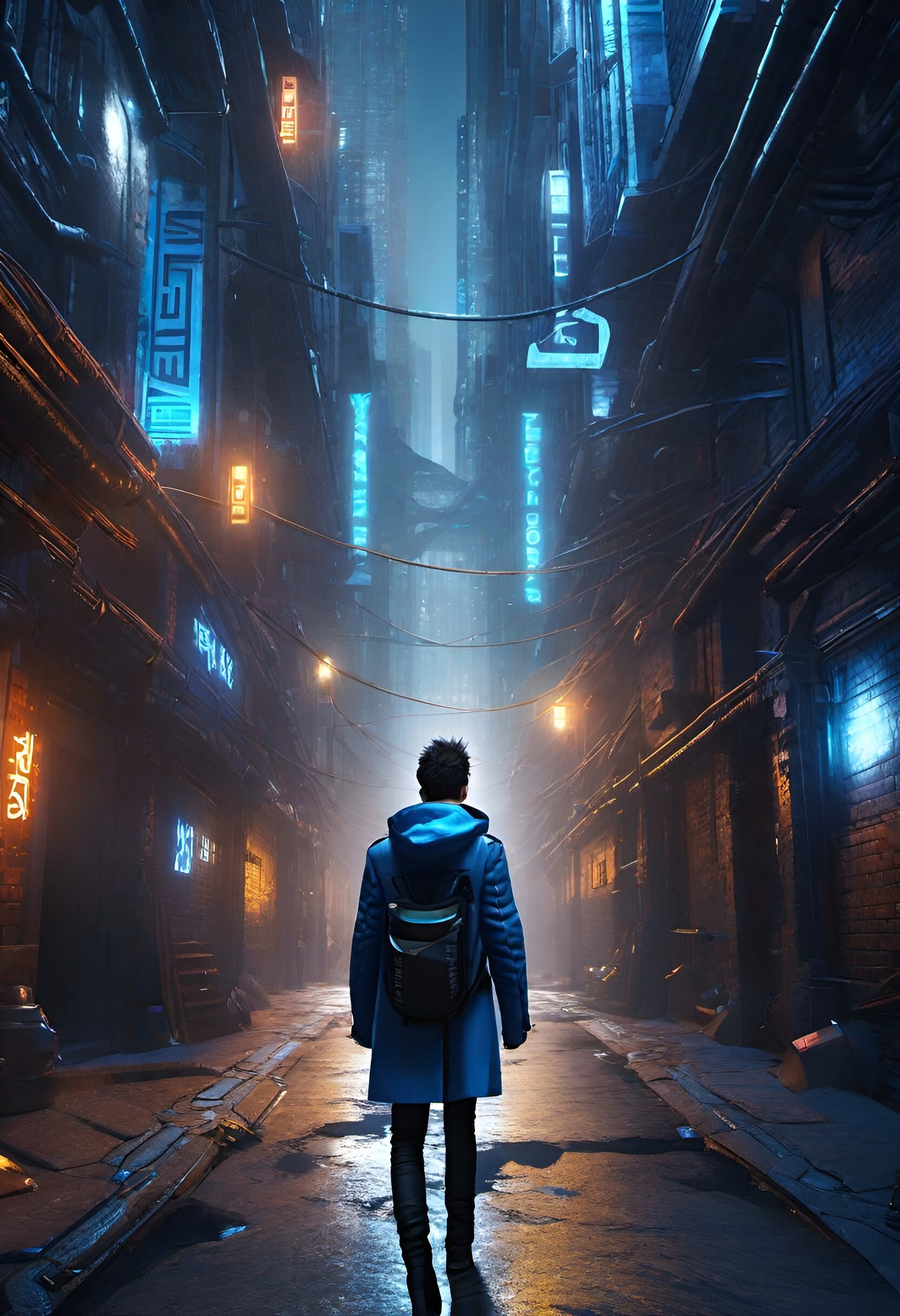 Cityscape 2088: Labyrinth Alley - Etsy